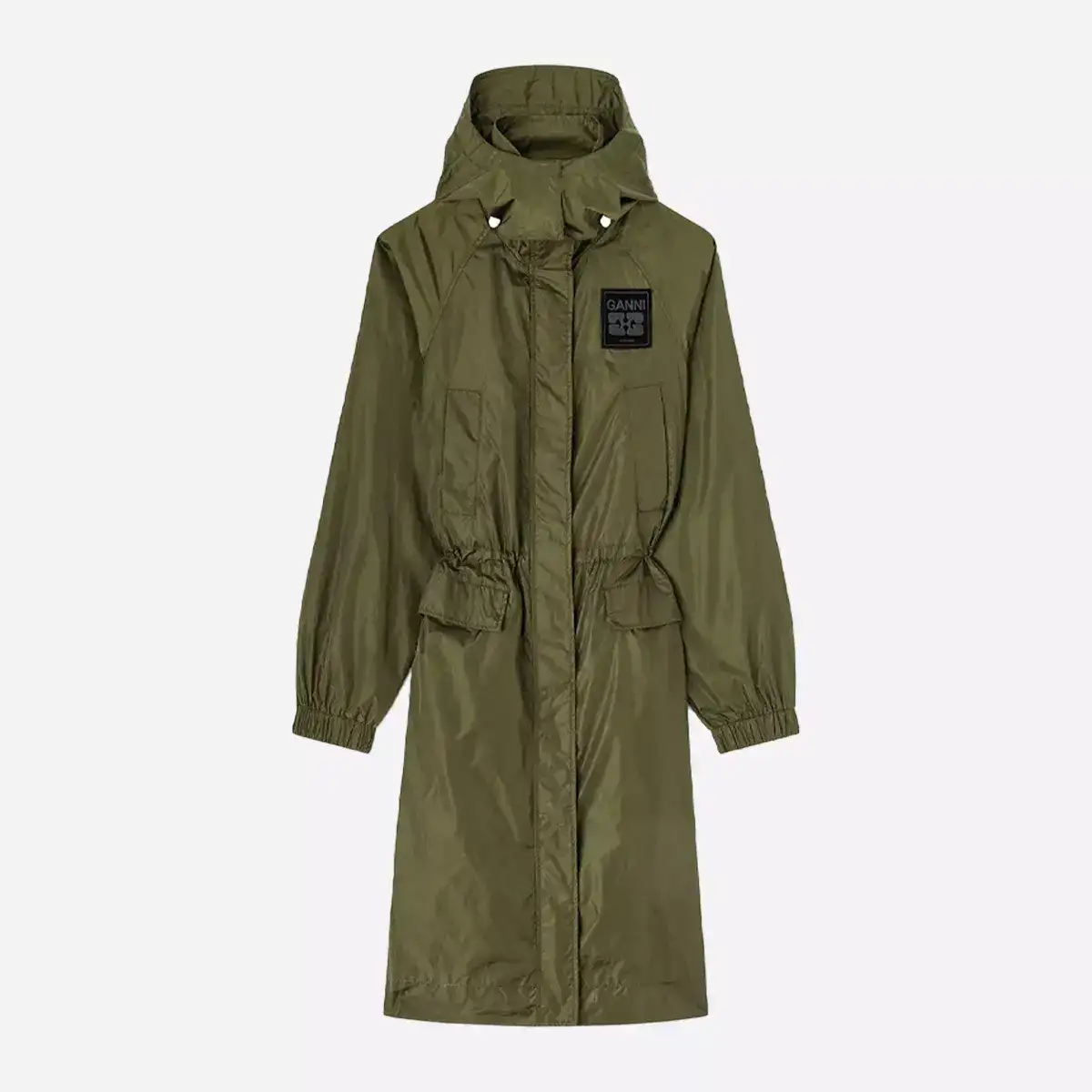 Ganni | Nylon Parka Coat | Derksen & Derksen